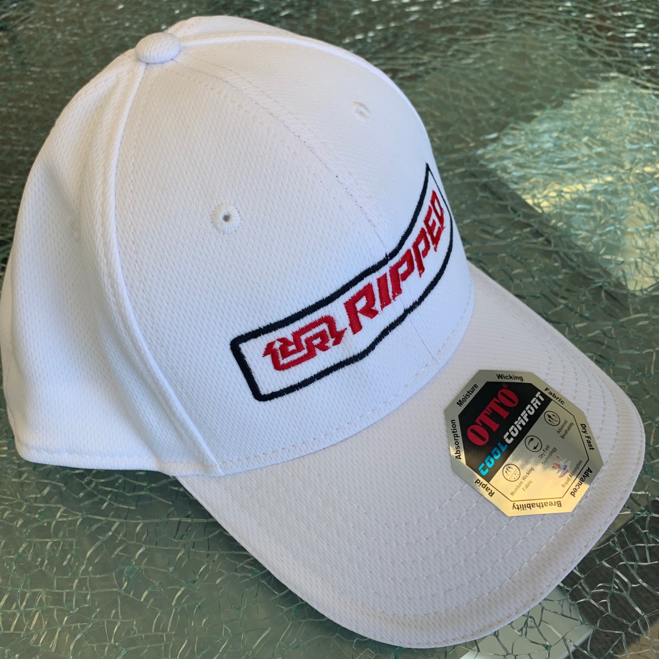 White R.I.P.P.E.D. Performance Wicking Hat | R.I.P.P.E.D. Planet